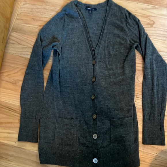Lands' End | Sweaters | Fine Merino Wool Land End Cardigan Xs | Poshmark